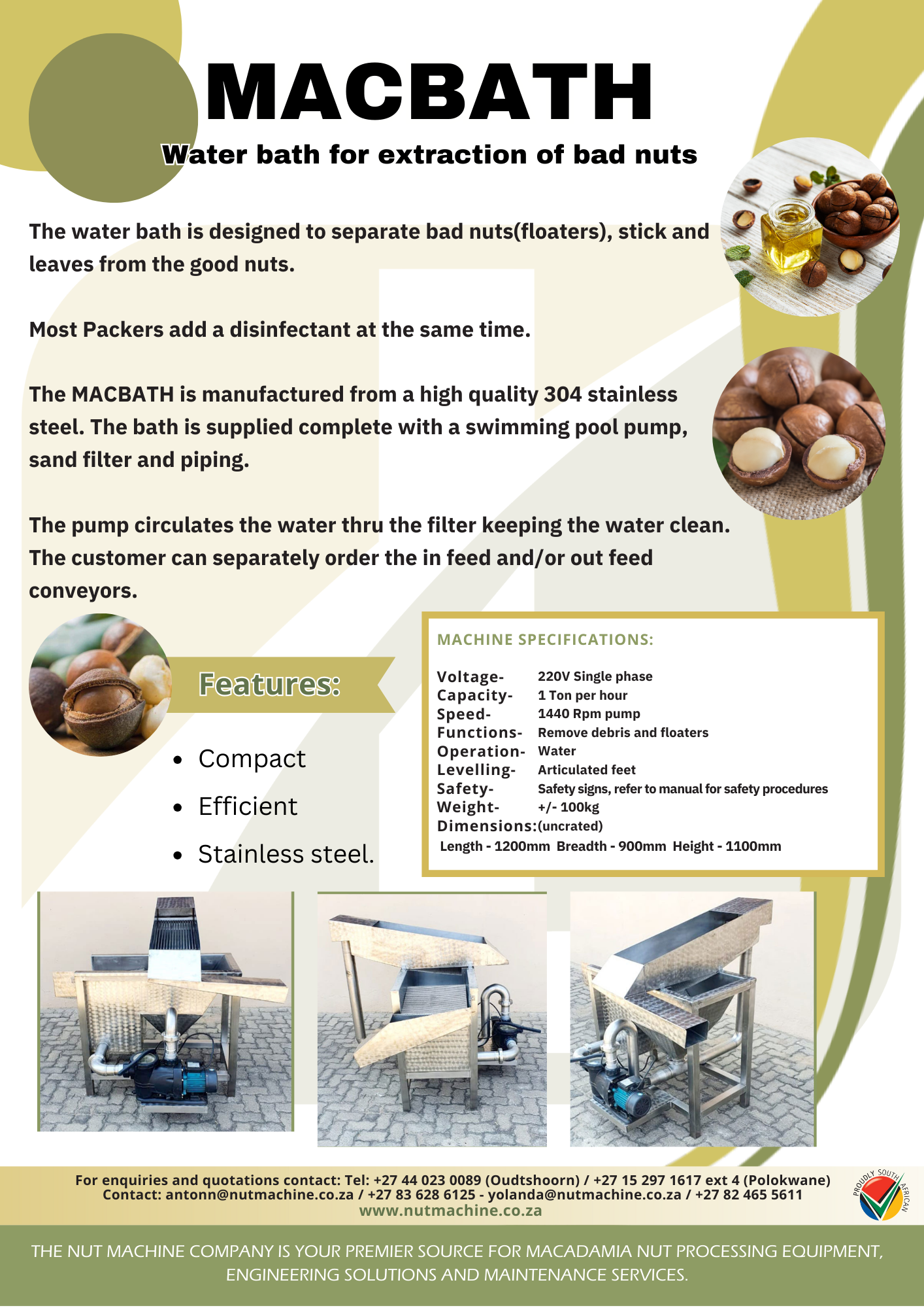 MacBath | The Nut Machine Company